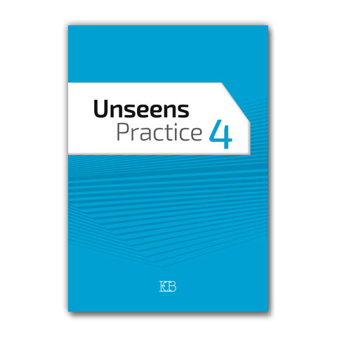 GETSEFER -ככה חוזרים היום לביה''ס! | אנסין פרקטיס 4 UNSEENS PRACTICE ( כחול) | הזמנת ספרי לימוד