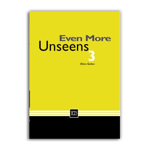 GETSEFER -ככה חוזרים היום לביה''ס! | איוון מור אנסינס 3 (צהוב שחור) (EVEN MORE UNSEENS 3 ...