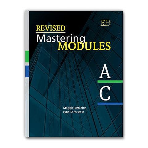 GETSEFER -ככה חוזרים היום לביה''ס! | ריויזד מאסטרינג REVISED MASTERING MODULE A-C | הזמנת ספרי לימוד